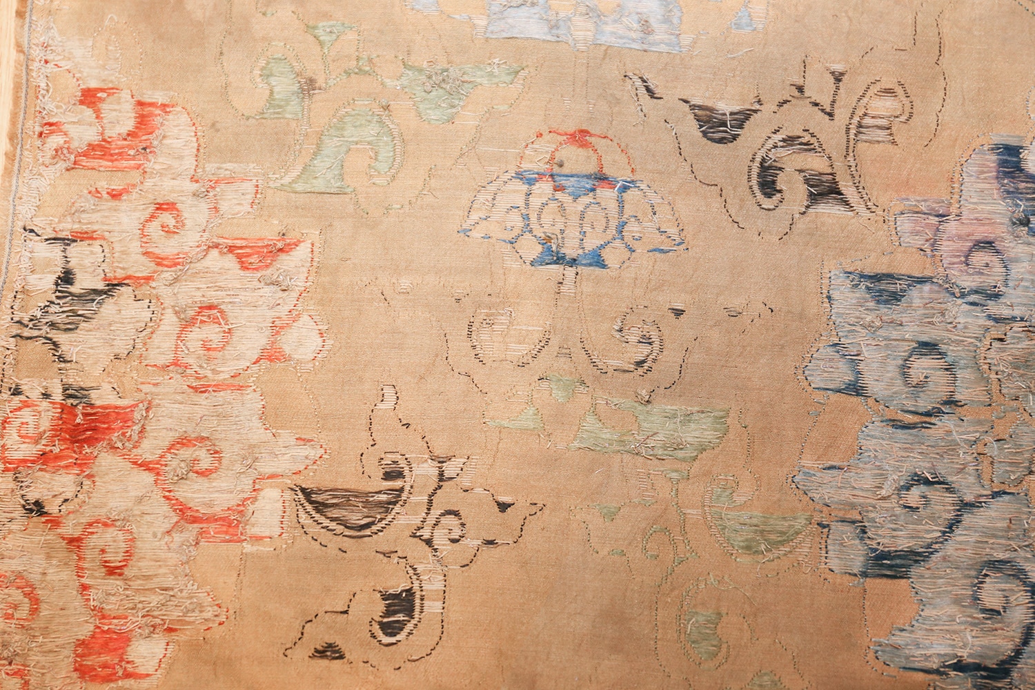 17th Century Ming Dynasty Chinese Textile 40494 Nazmiyal Antique Rugs