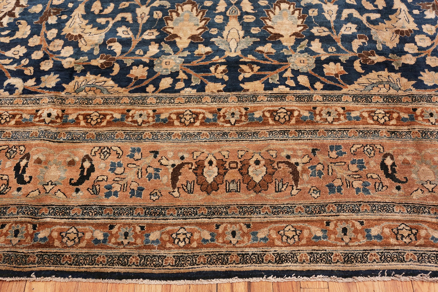 Large Antique Blue Persian Khorassan Rug 42809 Nazmiyal Antique Rugs