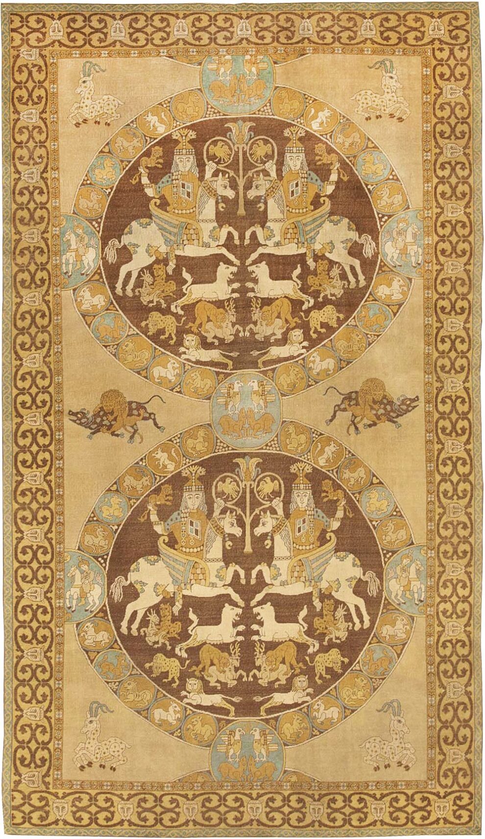 Pictorial Rugs | Buy Antique Scenic and Figurative Pictorial Carpets