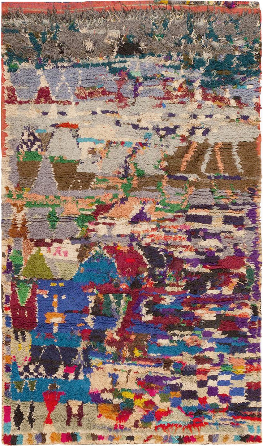 Vintage Moroccan Berber Carpet 45839 Nazmiyal Antique Rugs