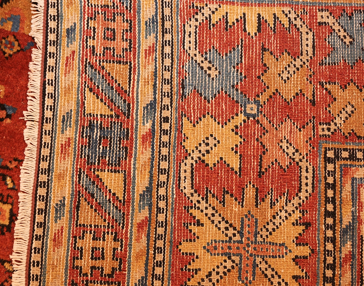 Rare Rustic Antique Khotan Are Rug 46826 Nazmiyal Antique Rugs
