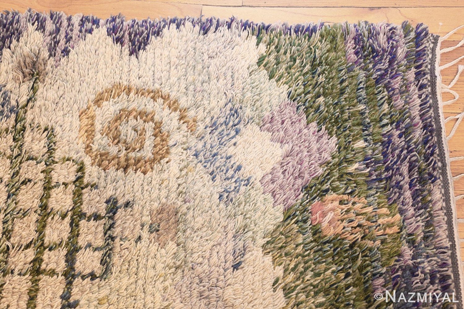 Beautiful Shag Vintage Swedish Rya Rug 48797 by Nazmiyal