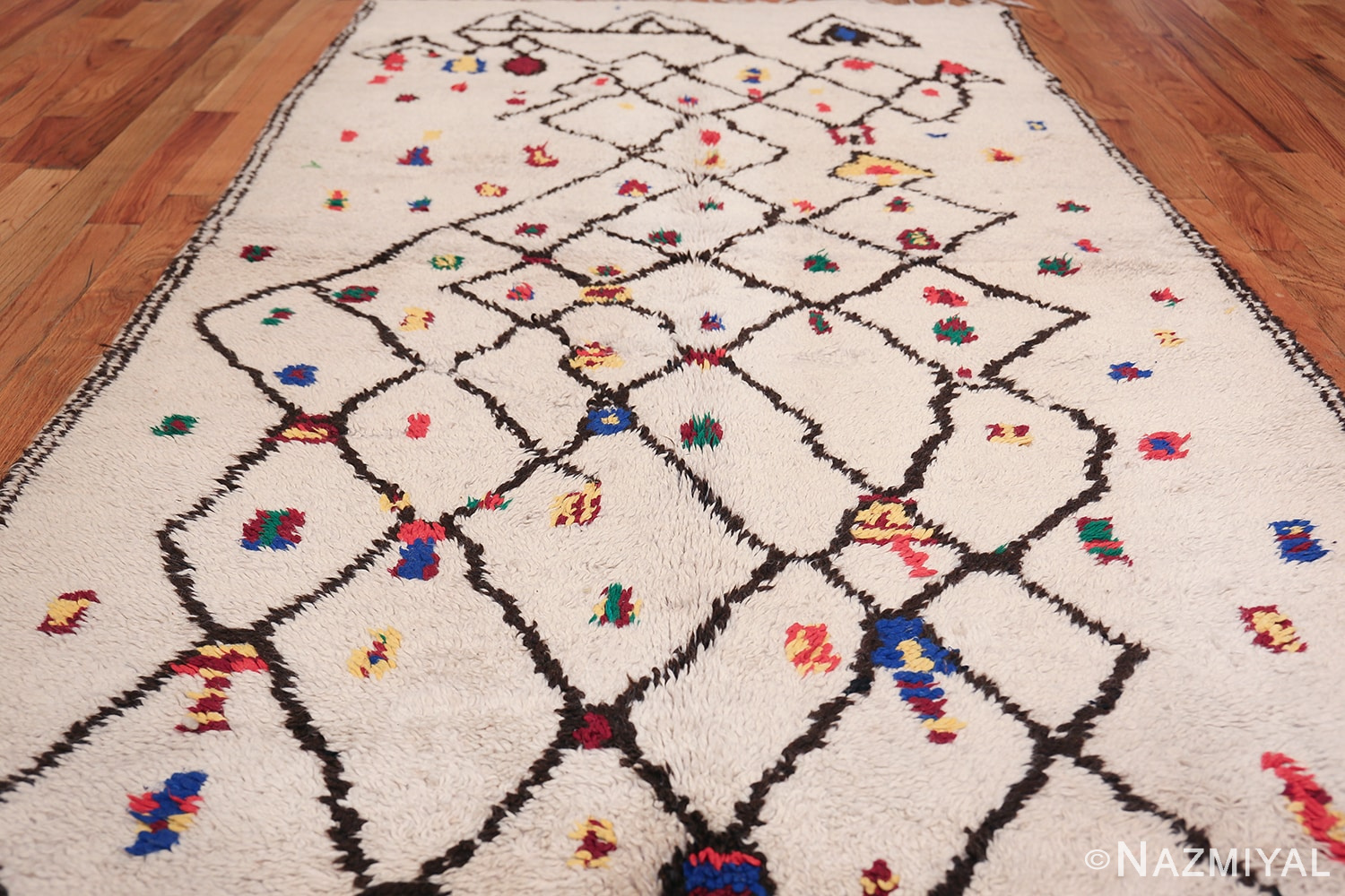 Vintage Moroccan Berber Shag Rug 48953 Nazmiyal Antique Rugs