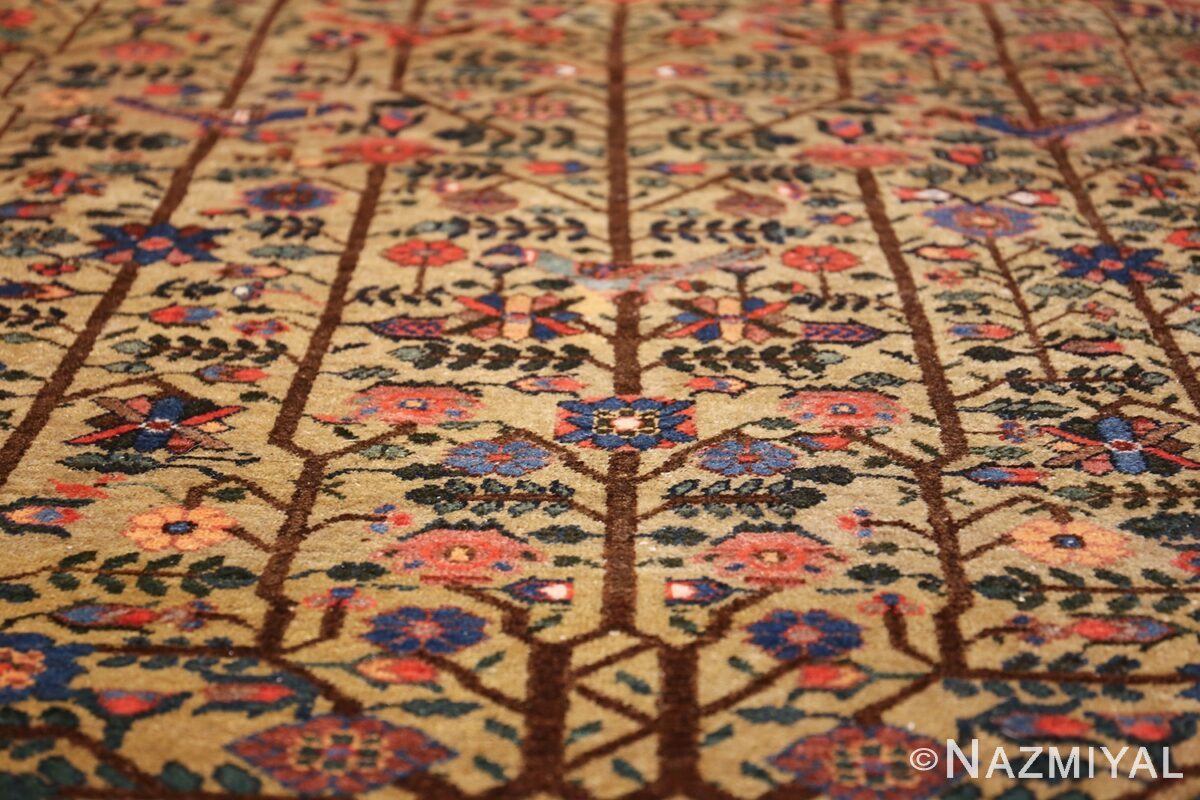 Small Antique Tabriz Persian Tree of Life Rug 48616 Nazmiyal Rugs