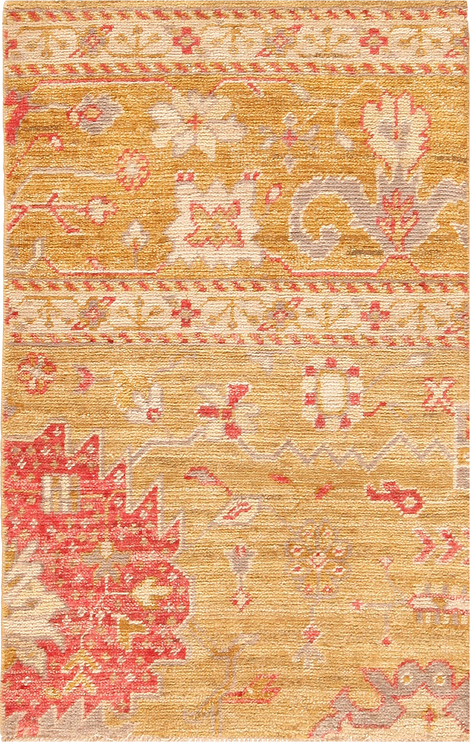Custom Turkish Oushak Area Rug 60591 Nazmiyal Antique Rugs