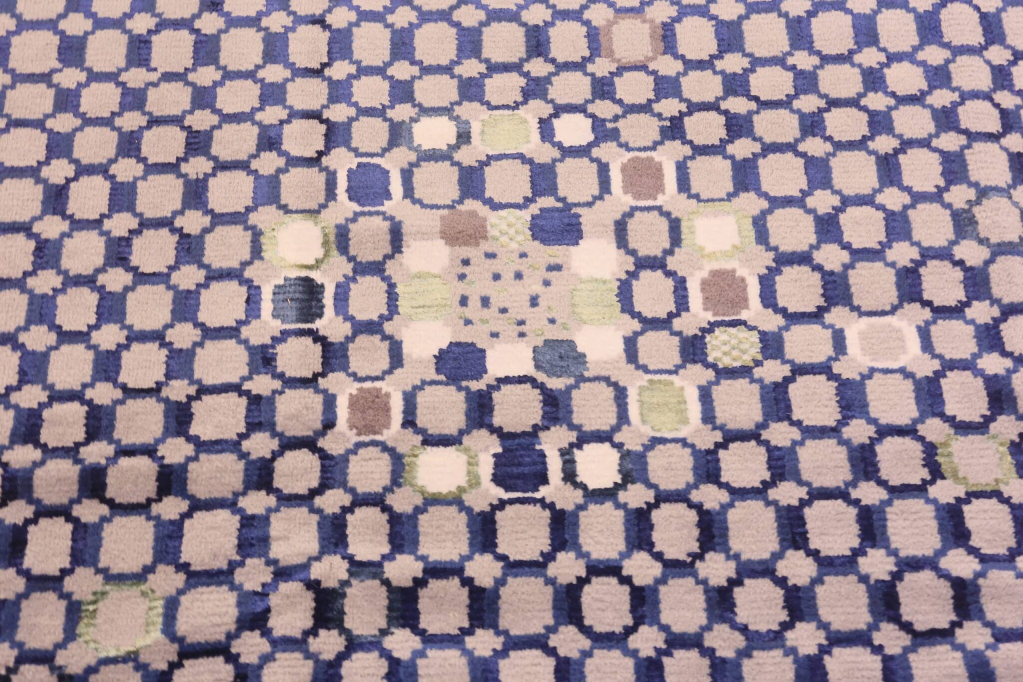 Custom Rug Design Ref #609031 Silk & Wool Swedish Design Rug