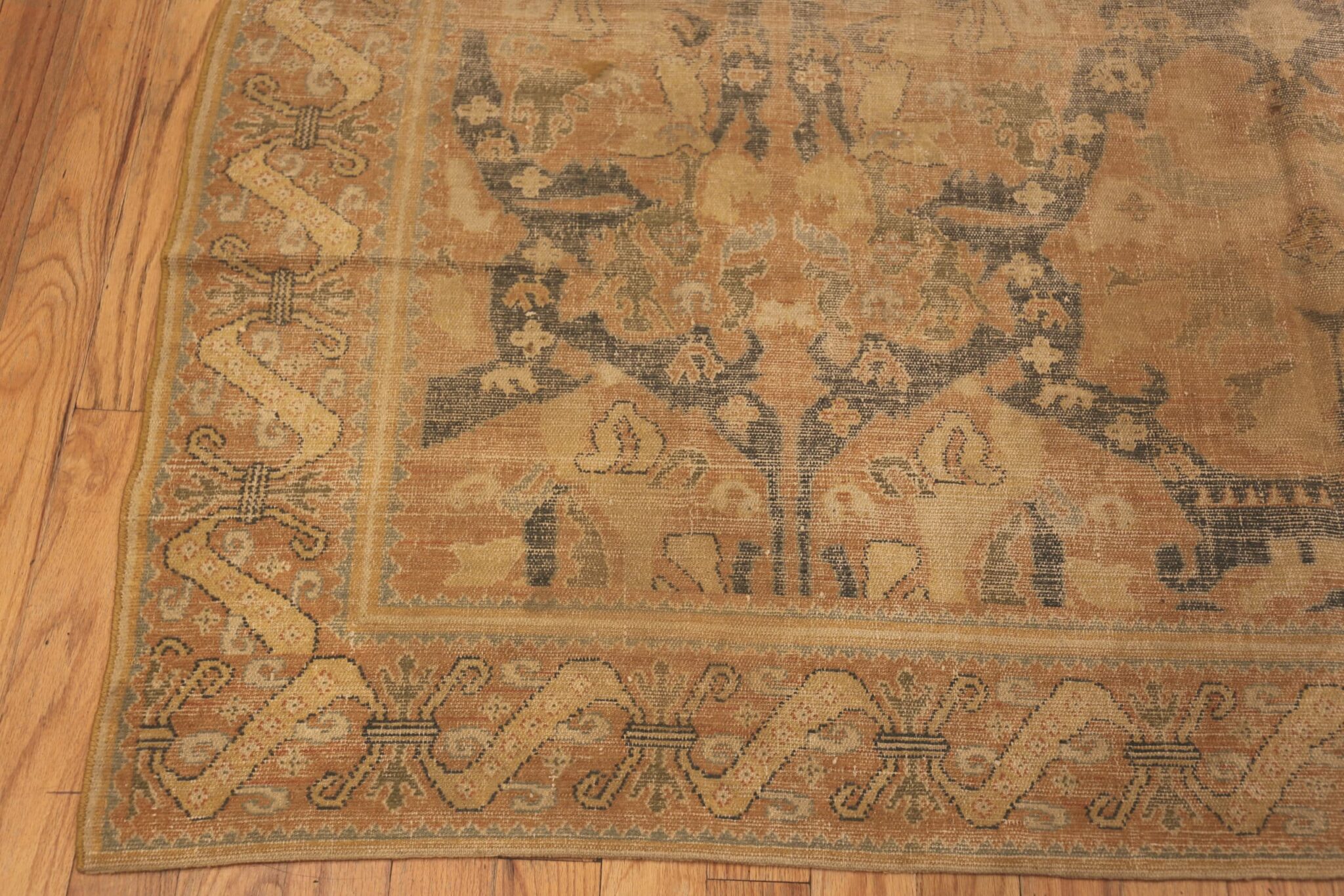 Antique Spanish Cuenca Style Rug 71431 Nazmiyal Antique Rugs