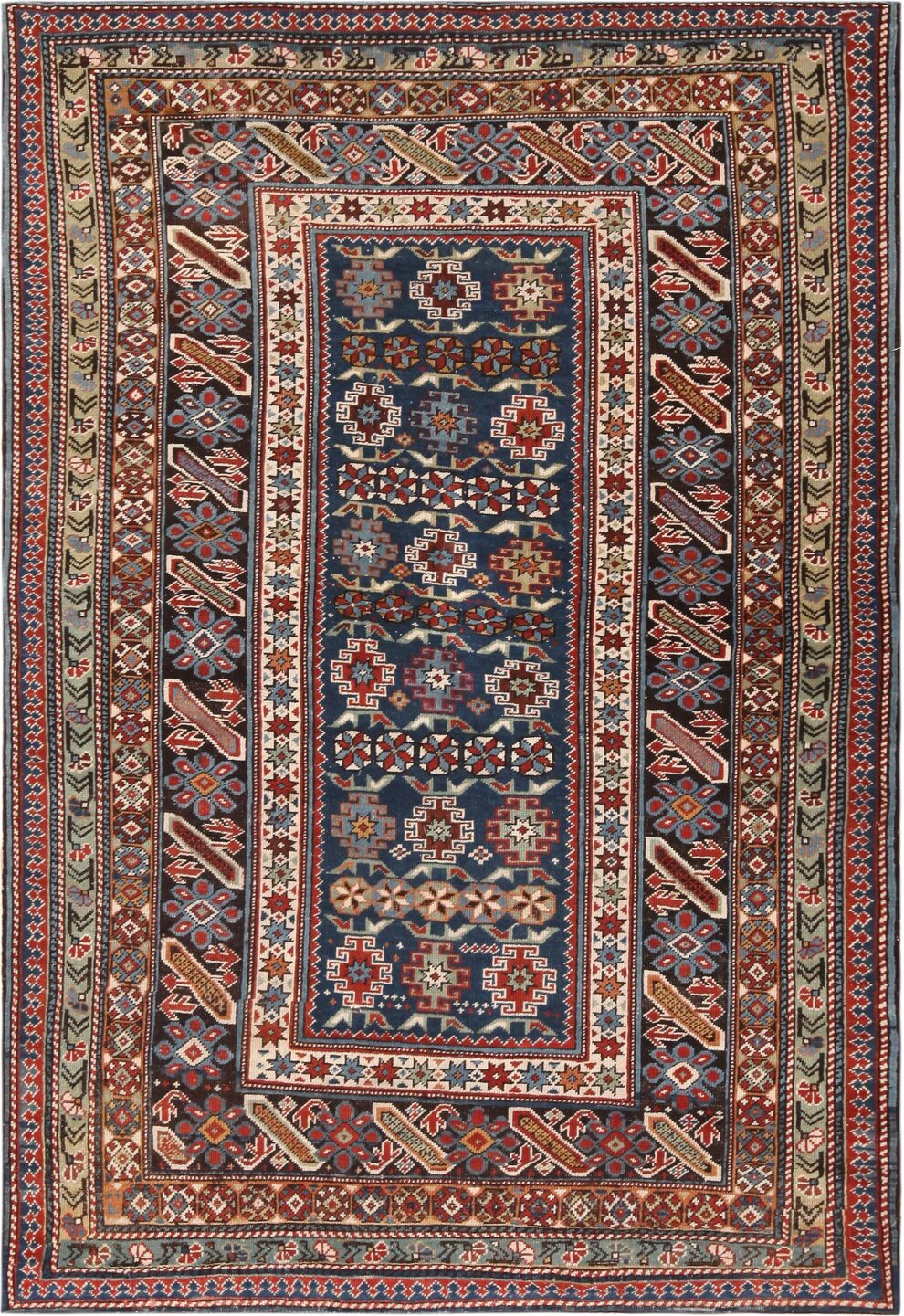 Antique Caucasian Chi Chi Rug 72113 Nazmiyal Antique Rugs