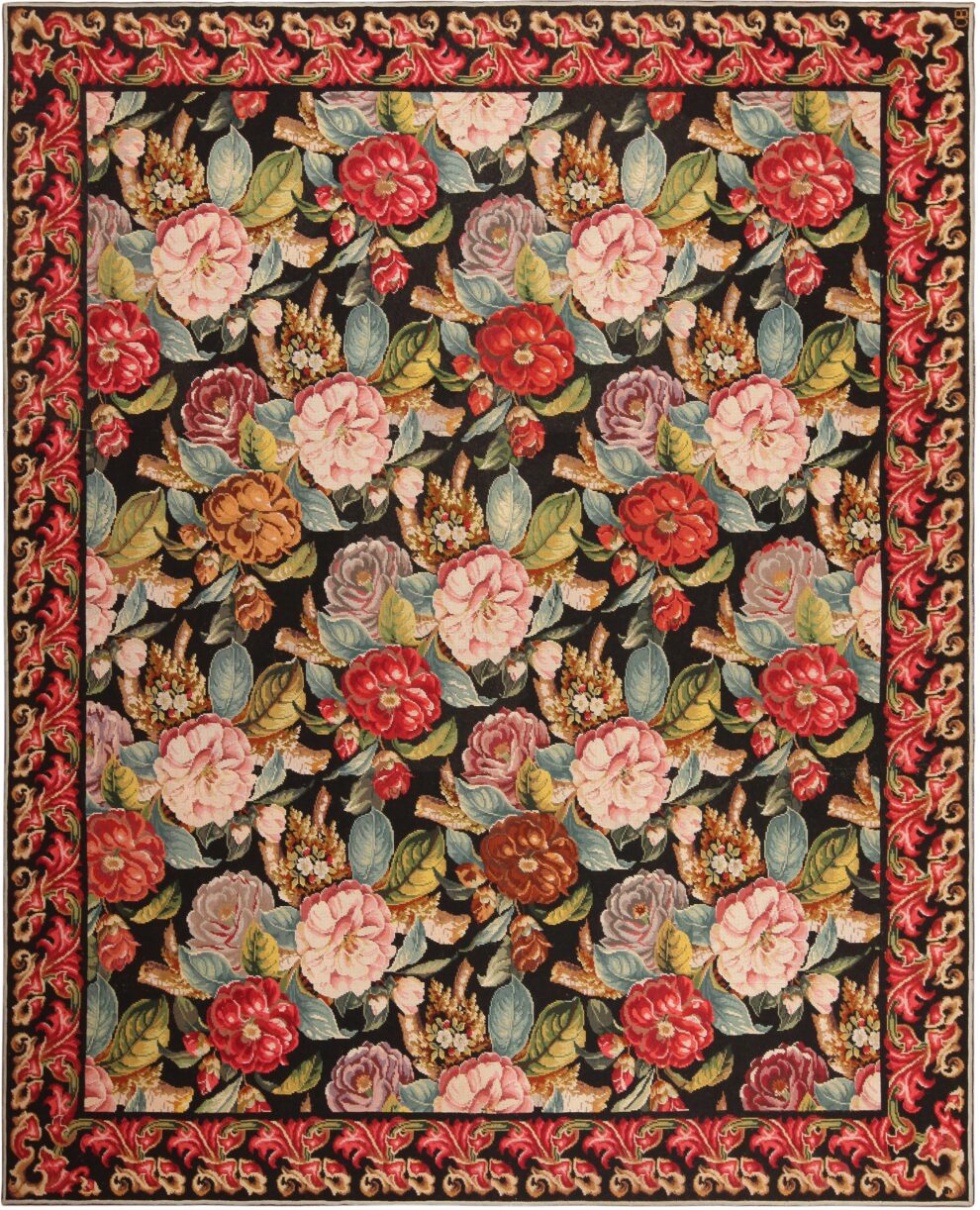 Needlepoint Rugs for Sale | Antique Needlepoint Carpets Collection