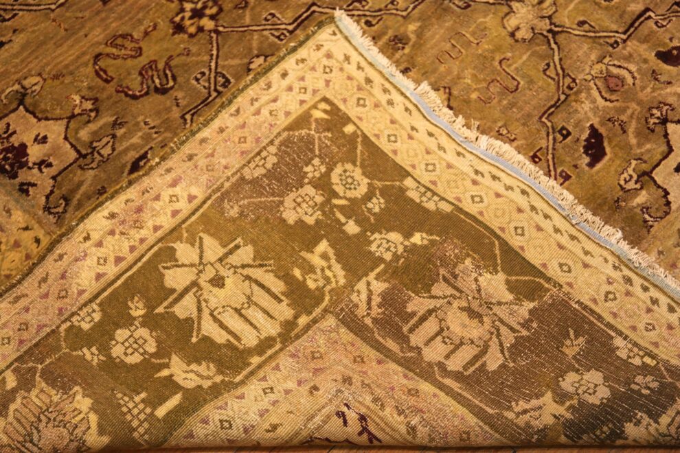 Large Antique Indian Agra Rug 72239 by Nazmiyal Antique Rugs
