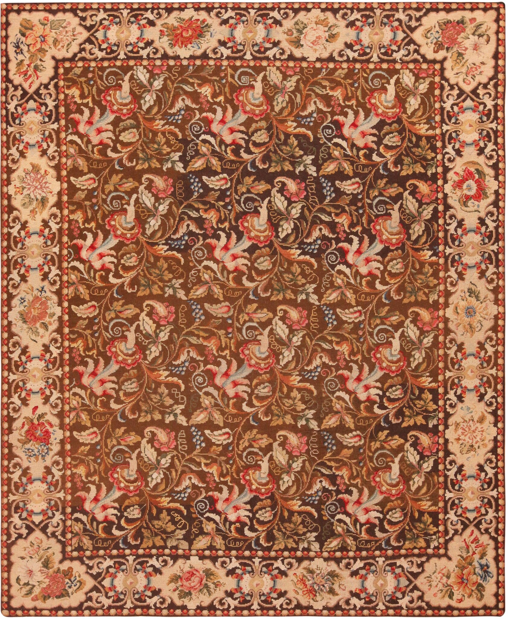 Needlepoint Rugs for Sale | Antique Needlepoint Carpets Collection