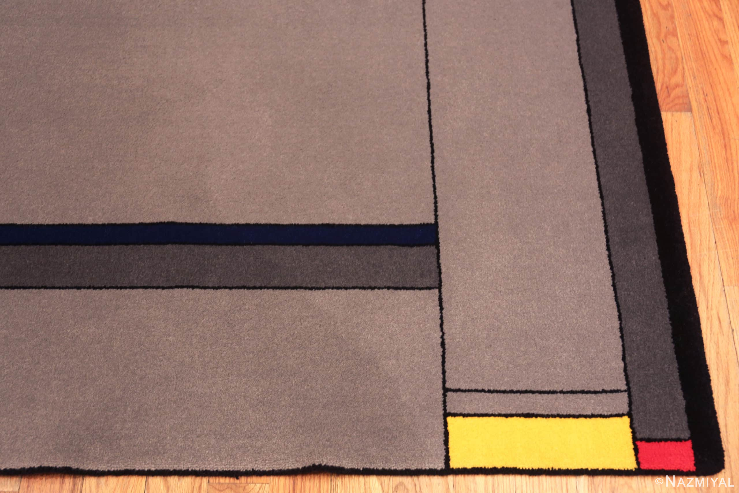 Vintage Scandinavian Mondrian Design Rug 72315 by Nazmiyal