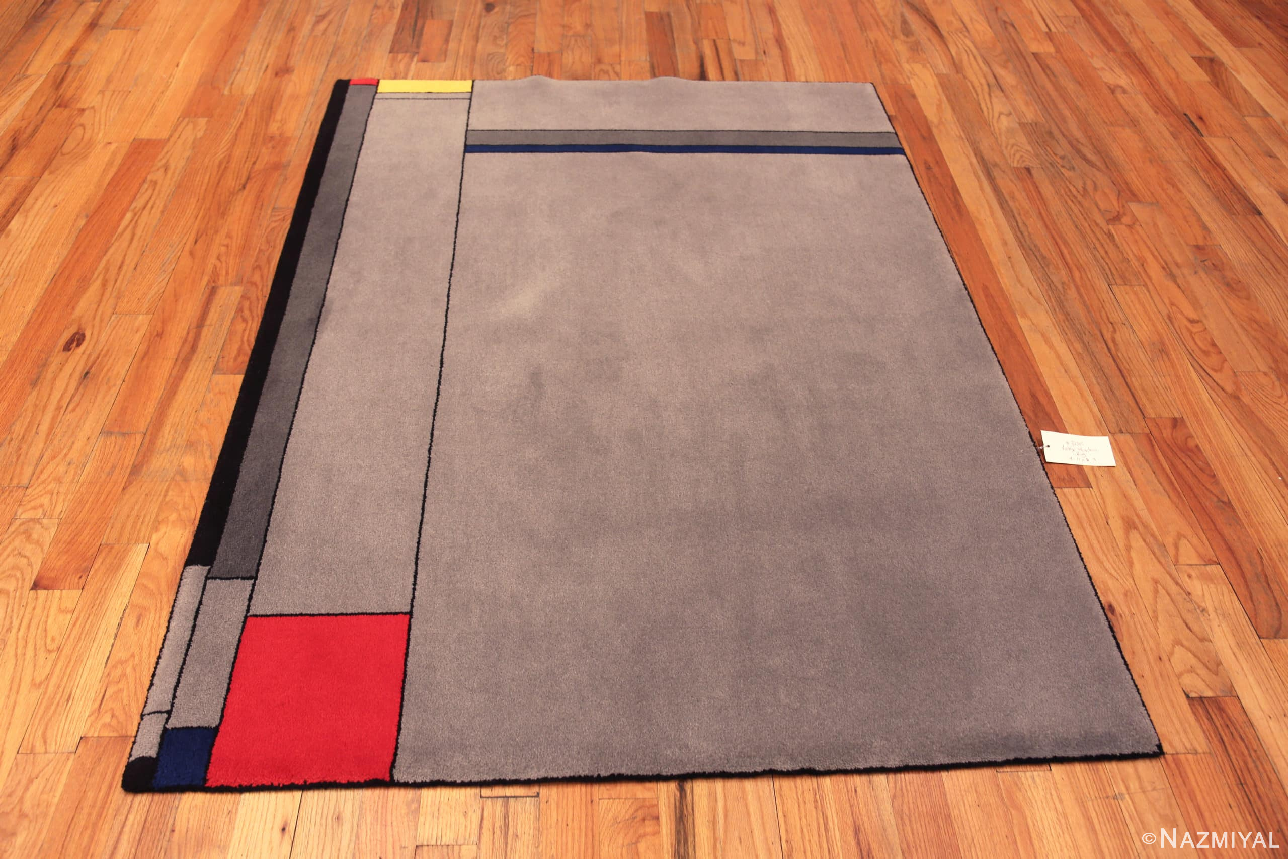 Vintage Scandinavian Mondrian Design Rug 72315 by Nazmiyal