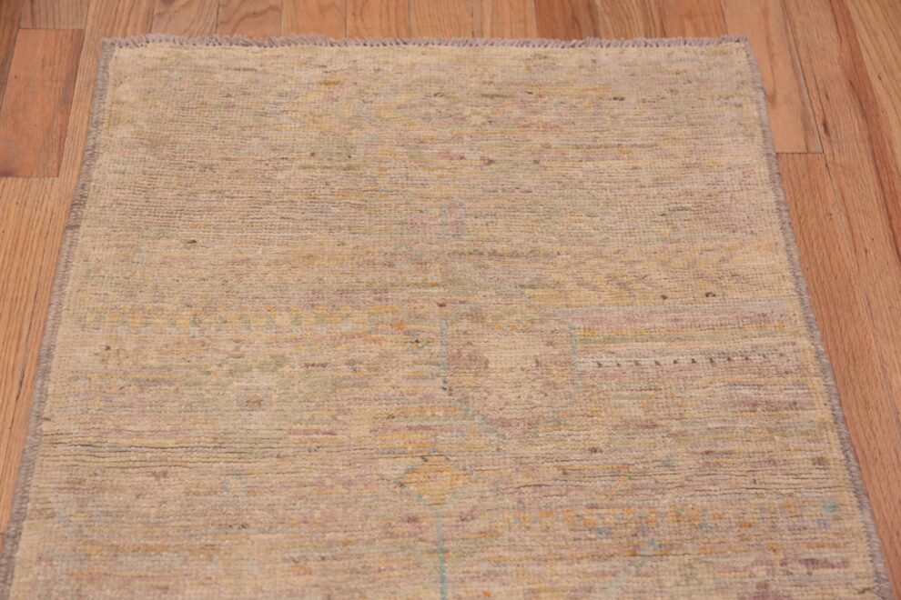 Abstract Tribal Modern Long And Narrow Runner Rug 11021