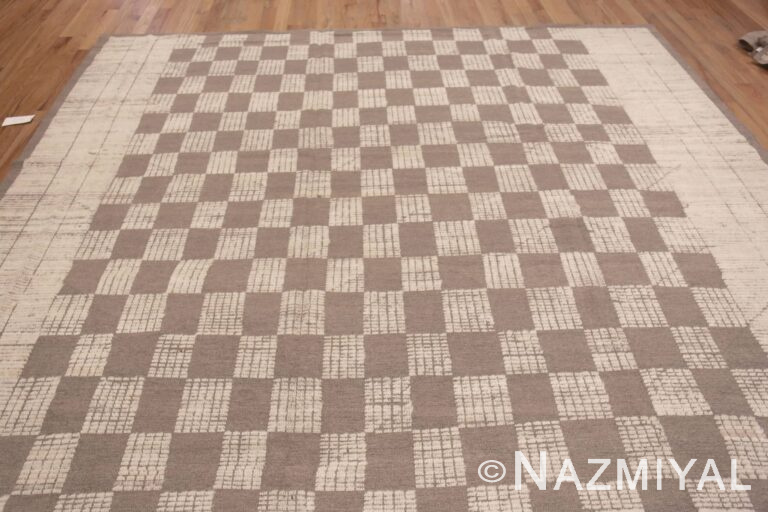 Soft Decorative Tribal Checkerboard Design Modern Rug 11572