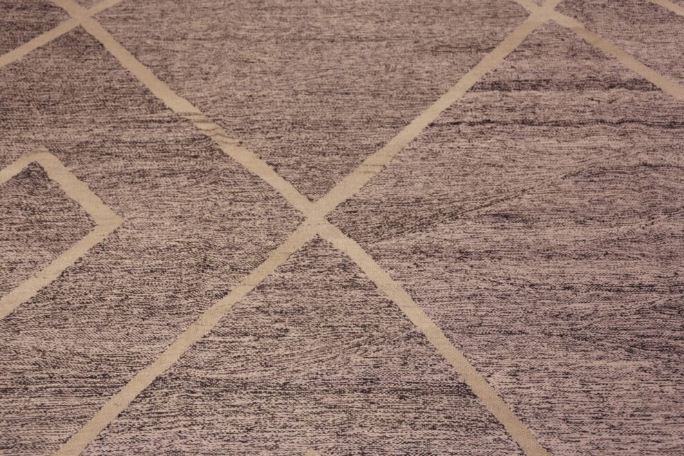 Grey Geometric Large Modern Flatweave Kilim Rug 11839