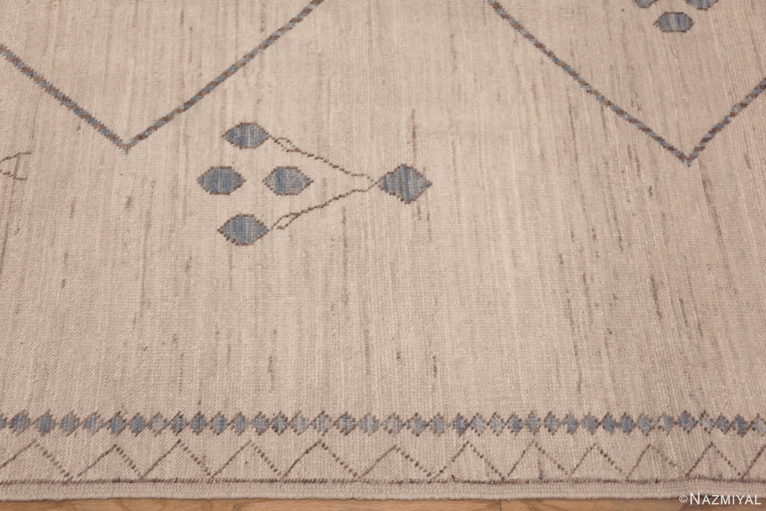 Tribal Minimalist Modern Room Size Rug 11350 Nazmiyal Rugs