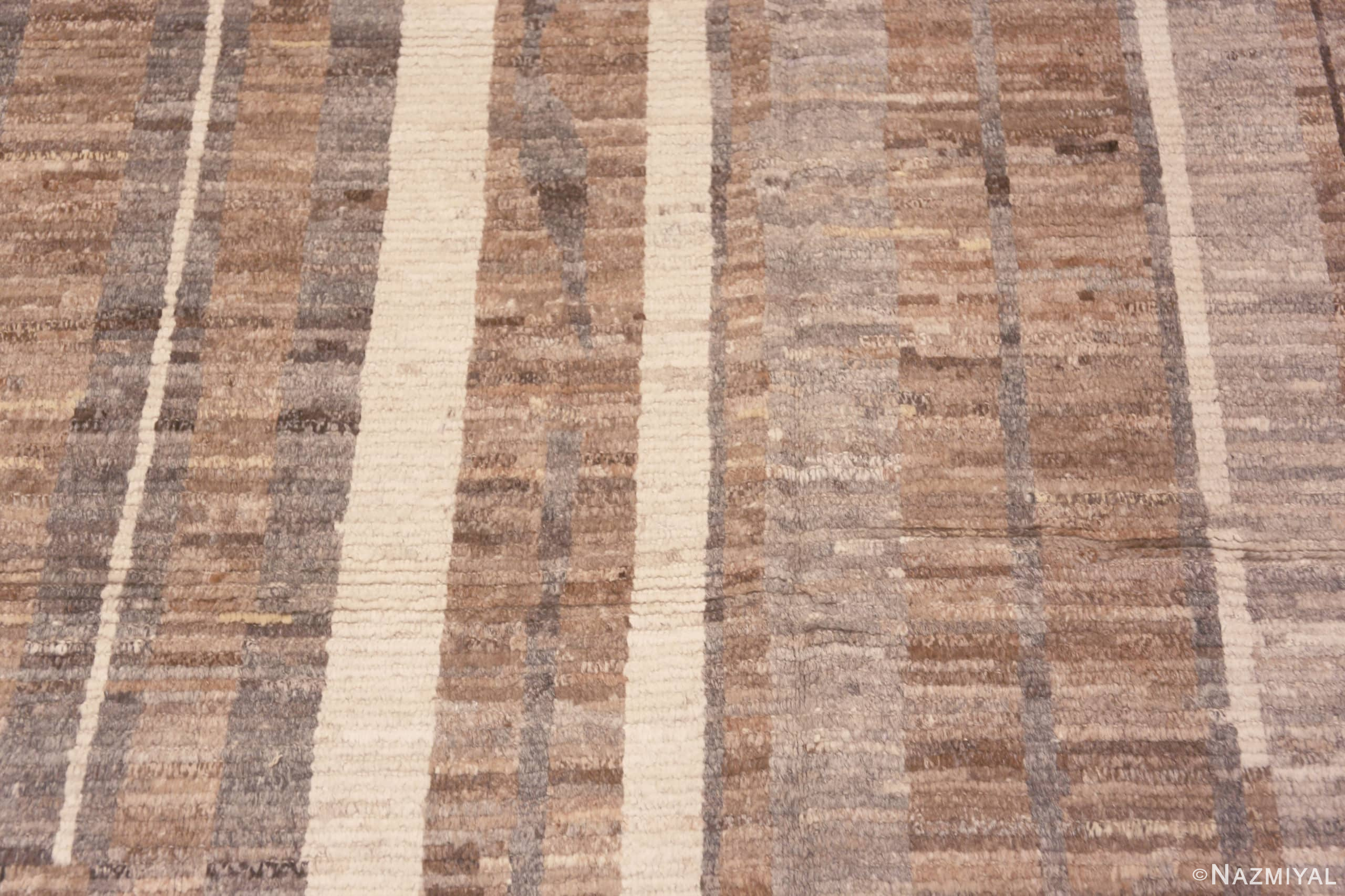 Earthy Neutral Tribal Geometric Modern Area Rug 11247 Nazmiyal