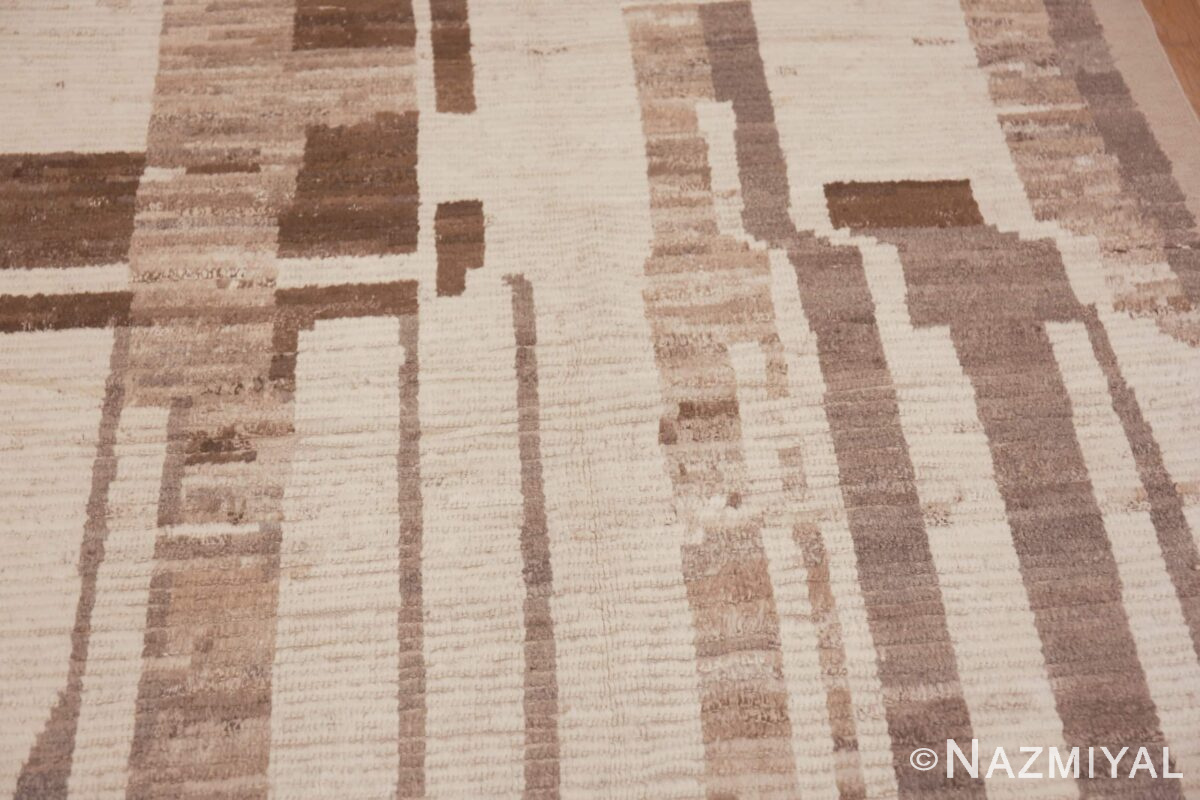 Contemporary Warm Modern Neutral Tribal Large Area Rug 11680