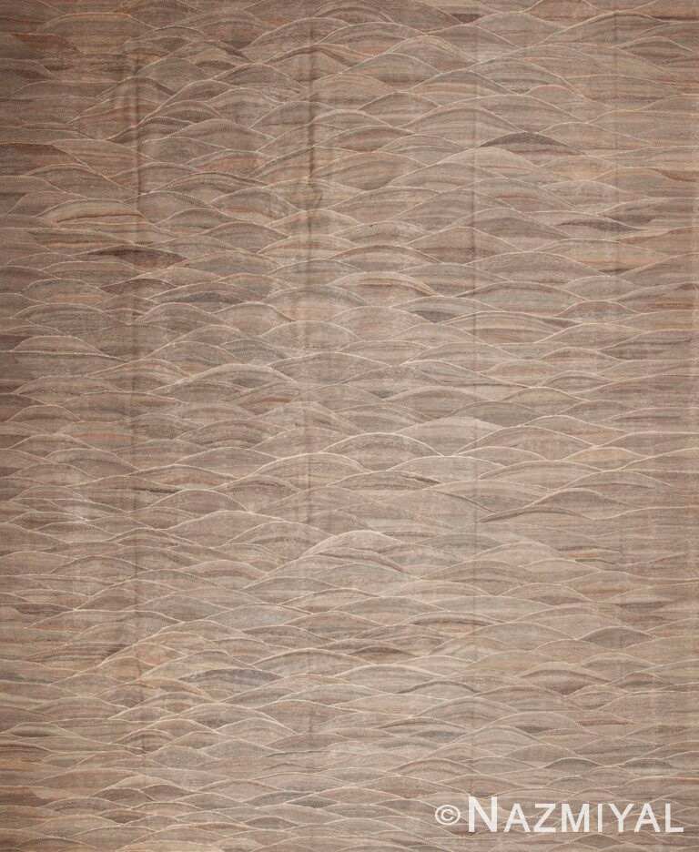 Stripped Modern Turkish Rag Rug 72215 by Nazmiyal Rugs