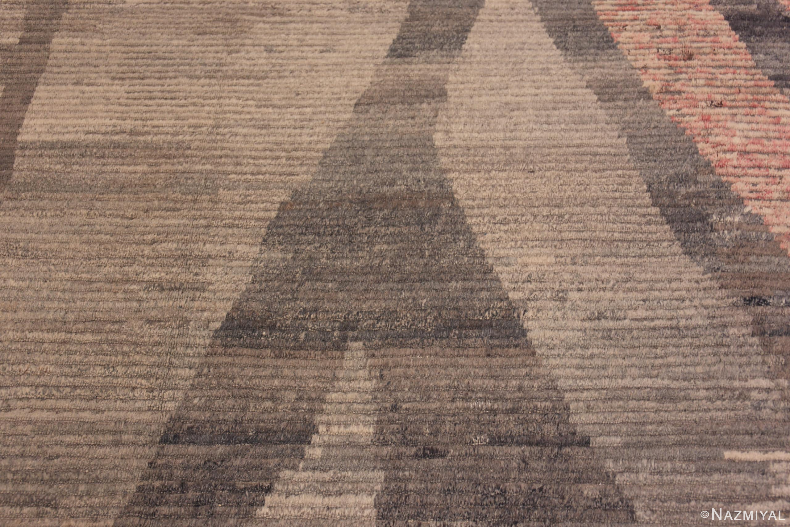 Gorgeous Modern Handmade Wool Abstract Area Rug 11653