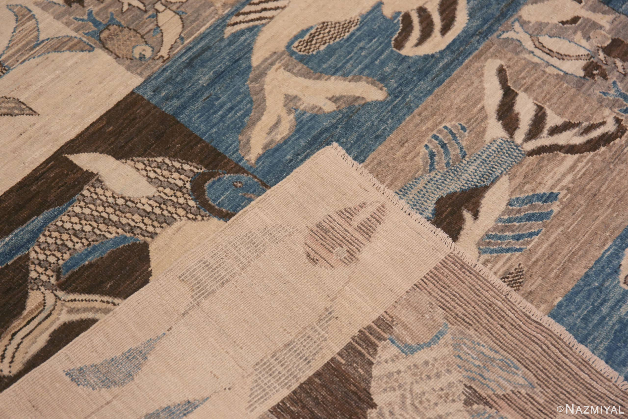 Phenomenal Artistic Aquatic Fish Pattern Modern Area Rug 11364