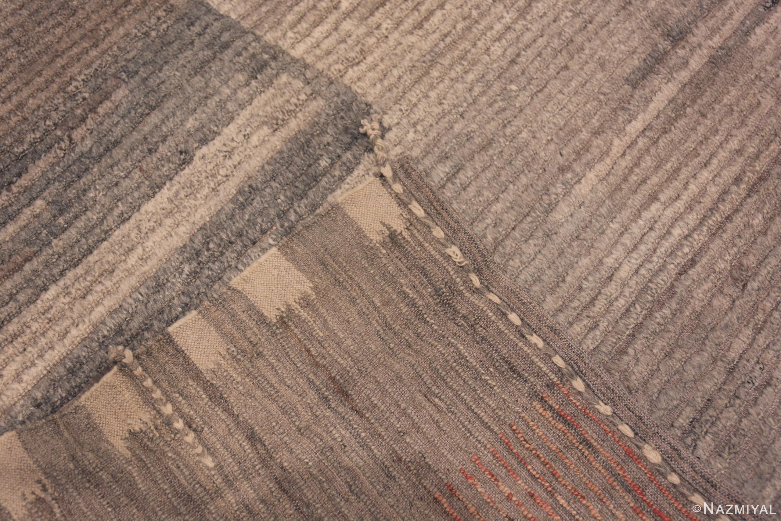 Gorgeous Modern Handmade Wool Abstract Area Rug 11653