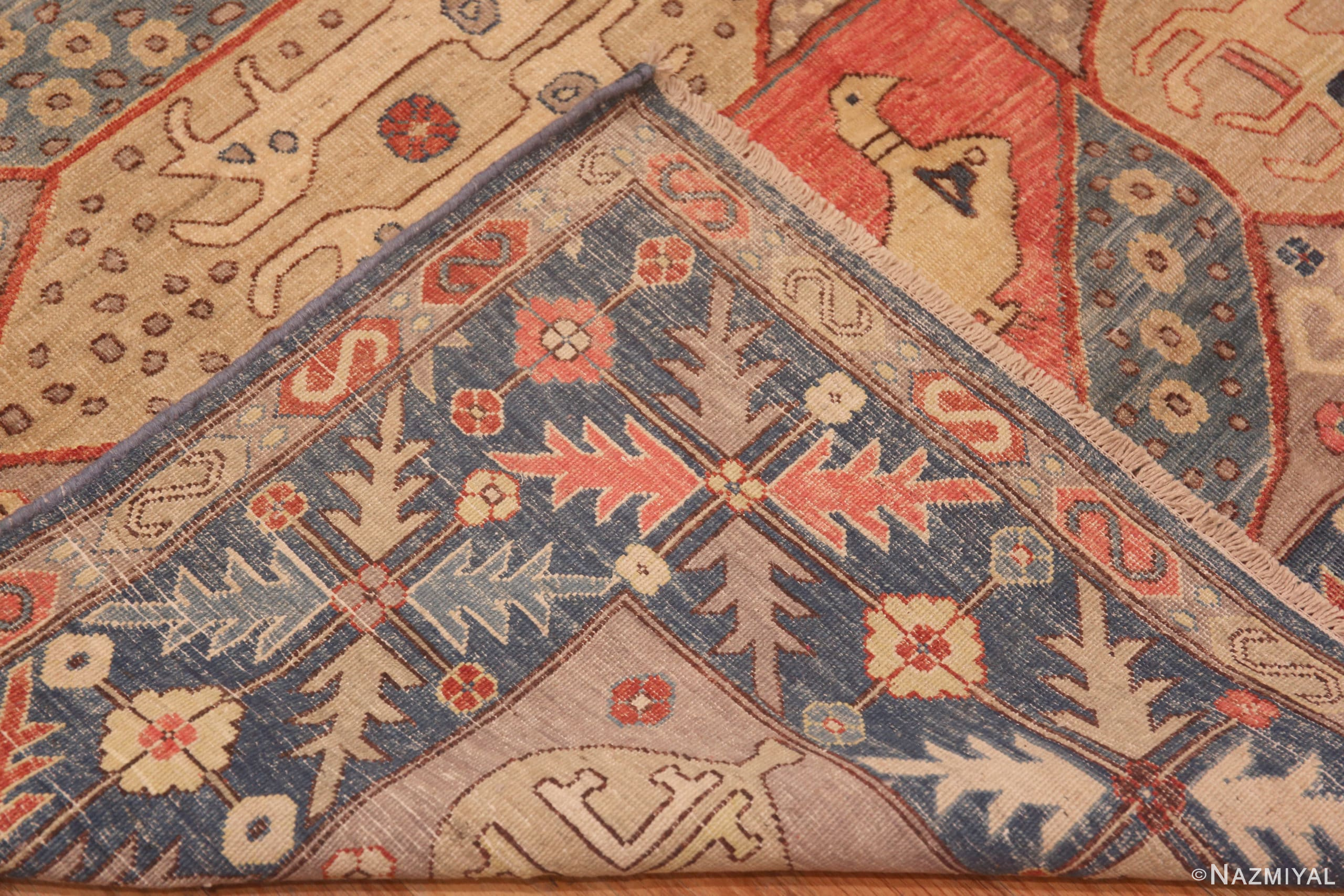 Geometric Caucasian Design Modern Rug 11407 Nazmiyal Rugs