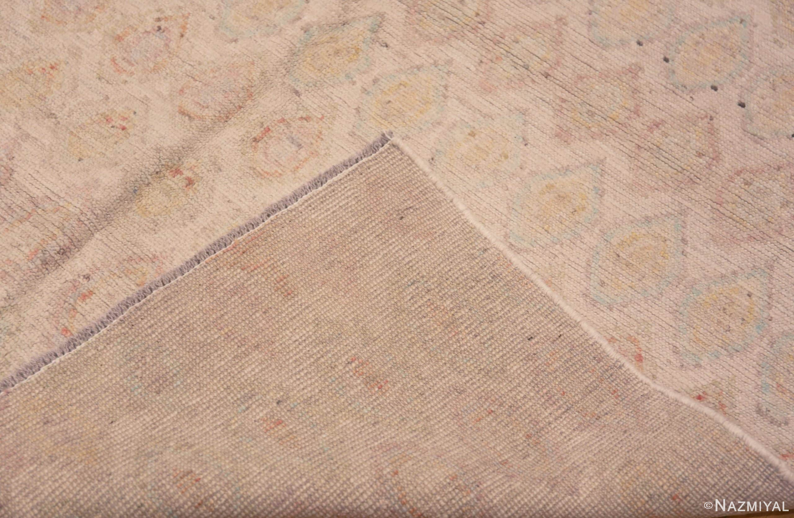 Modern Tribal Cream Contemporary Area Rug 11070 Nazmiyal