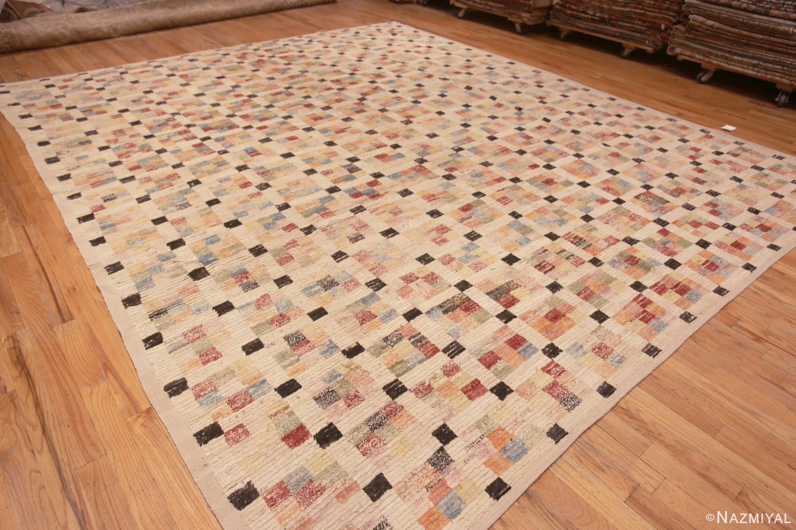 Large Colorful Geometric Modern Area Rug 11728 Nazmiyal Rugs