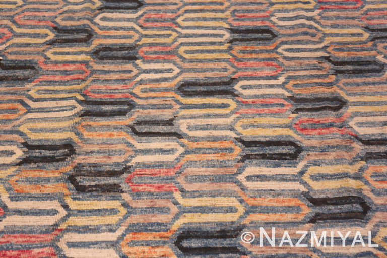Rich Color Artistic Geometric Pattern Modern Rug 11521 Nazmiyal