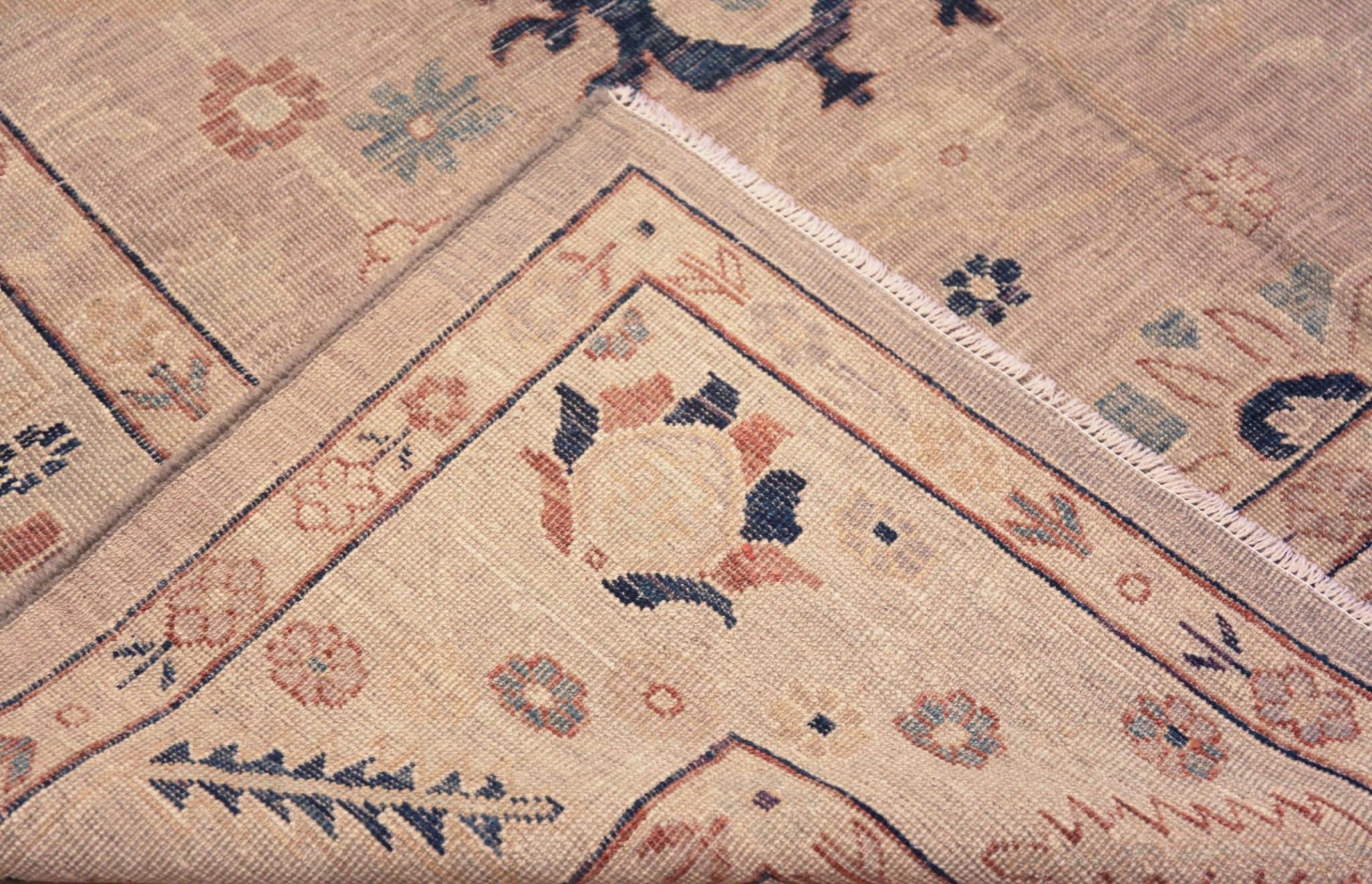 Contemporary Turkish Oushak Design Floral Area Rug 11378