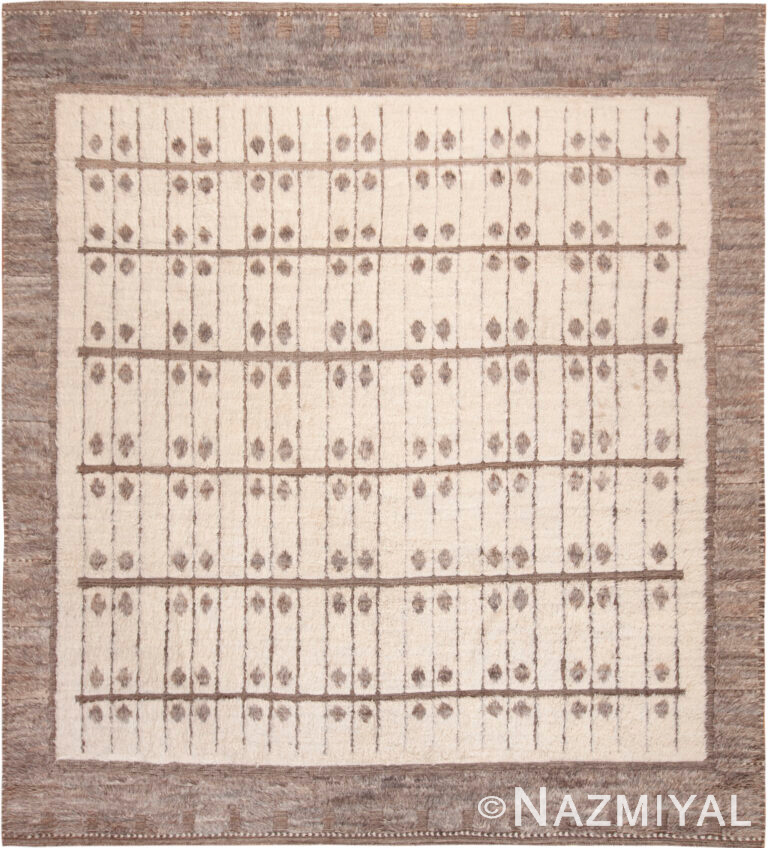 Square Shape Modern Boho Chic Geometric Area Rug 61128