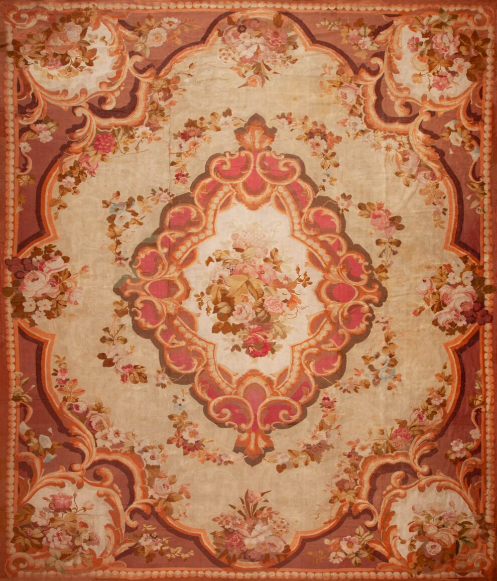 Aubusson Rugs | Antique French Flatweave Carpets | Nazmiyal