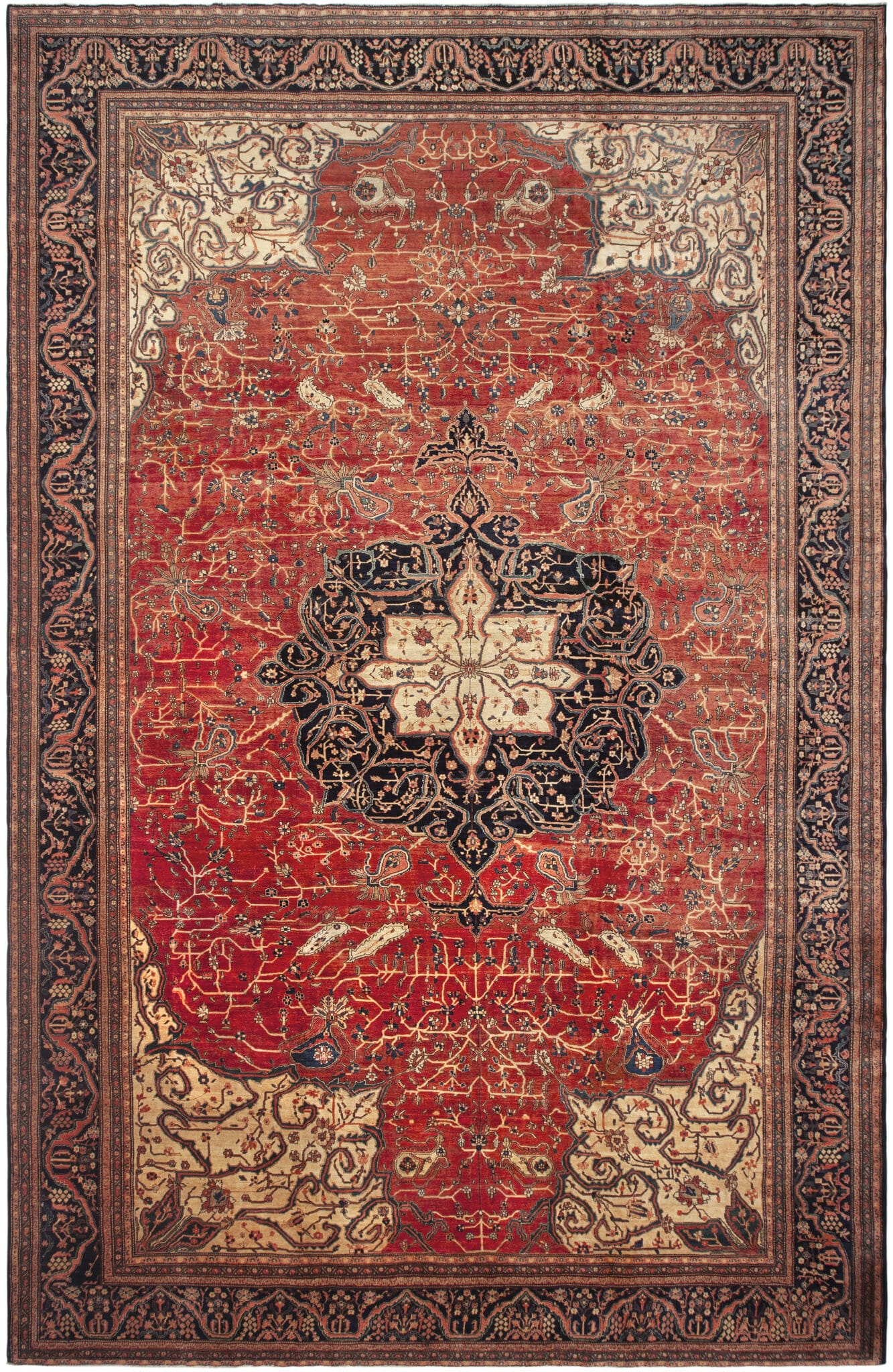Farahan Rugs | Fine Antique Persian Sarouk Farahan Carpets