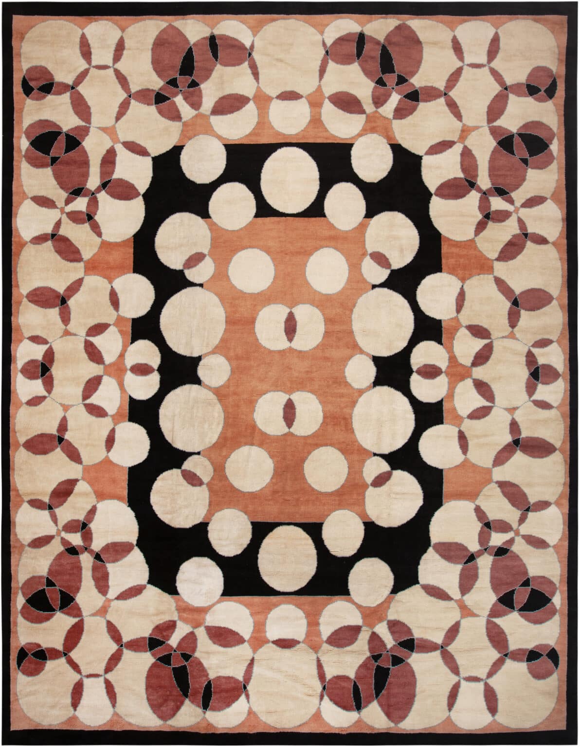Art Deco Design Geometric Contemporary Rug 61155 Nazmiyal