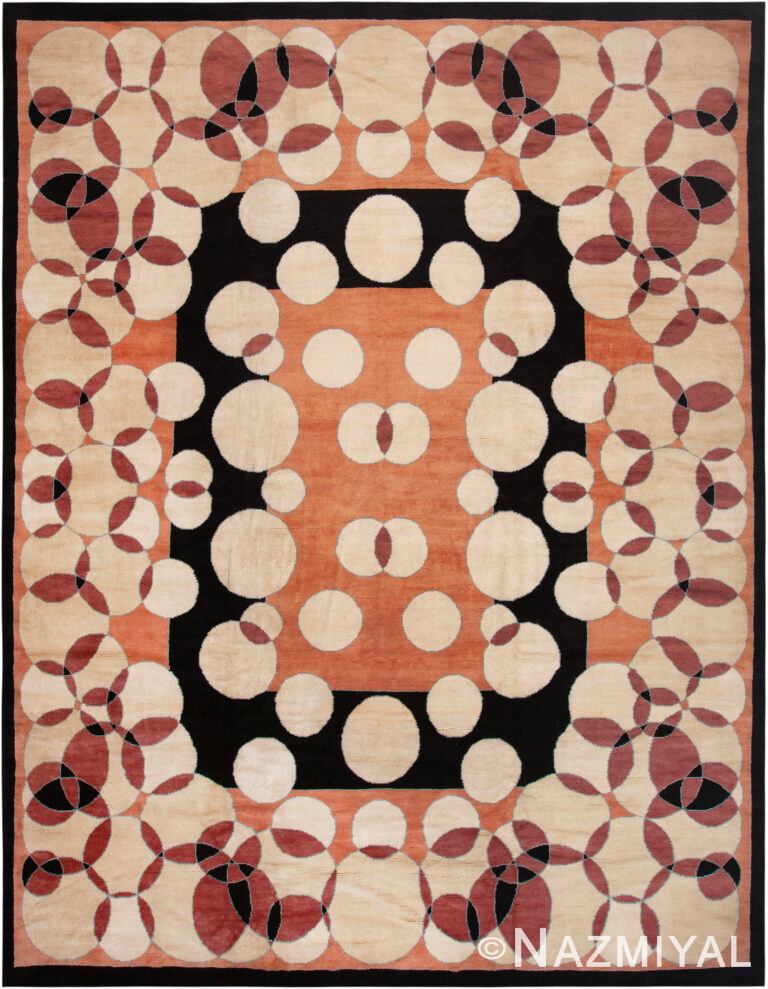 Art Deco Design Geometric Contemporary Rug 61155 Nazmiyal