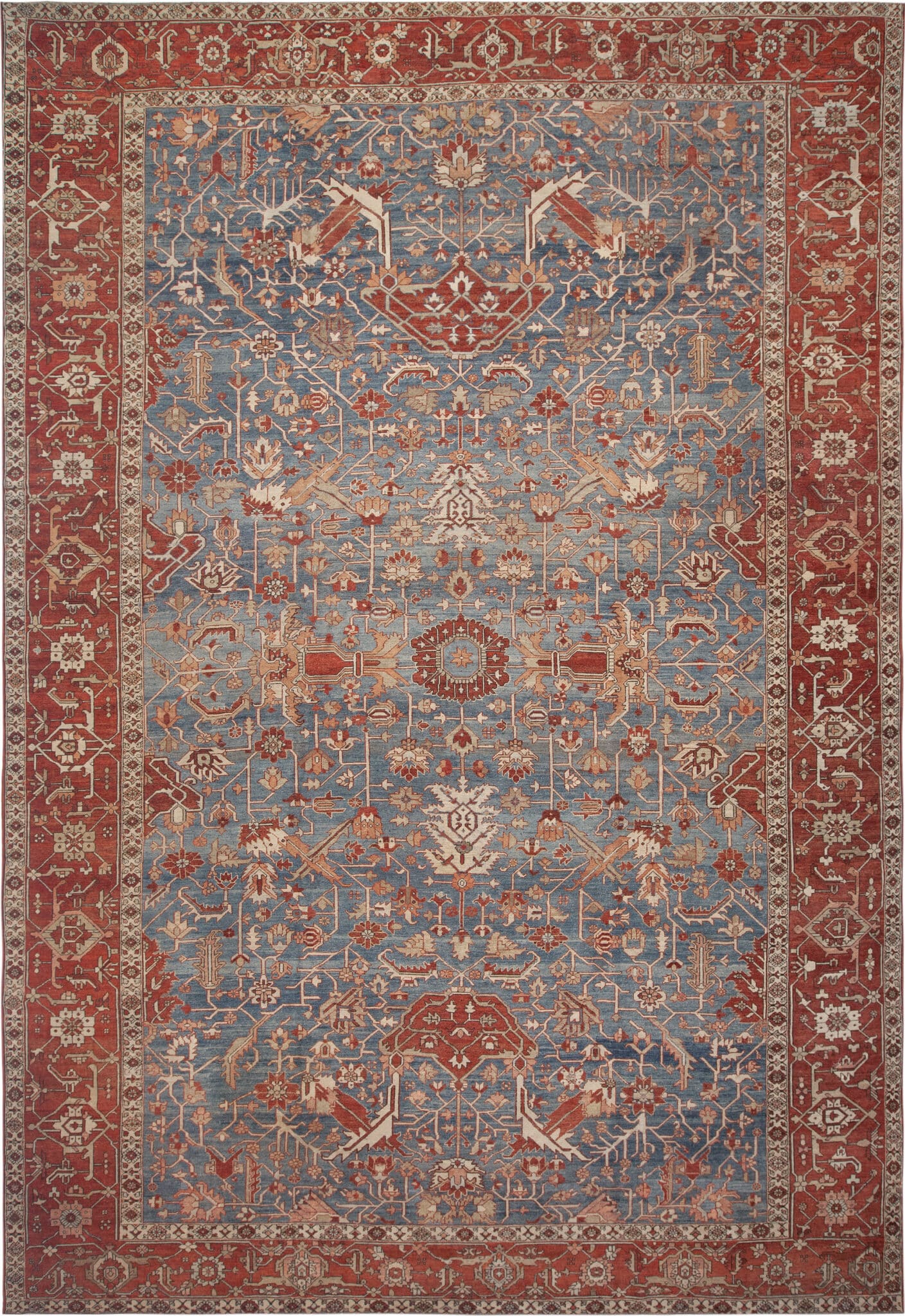 Antique Serapi Heriz Bakshaish Rugs | Persian Carpets | Nazmiyal
