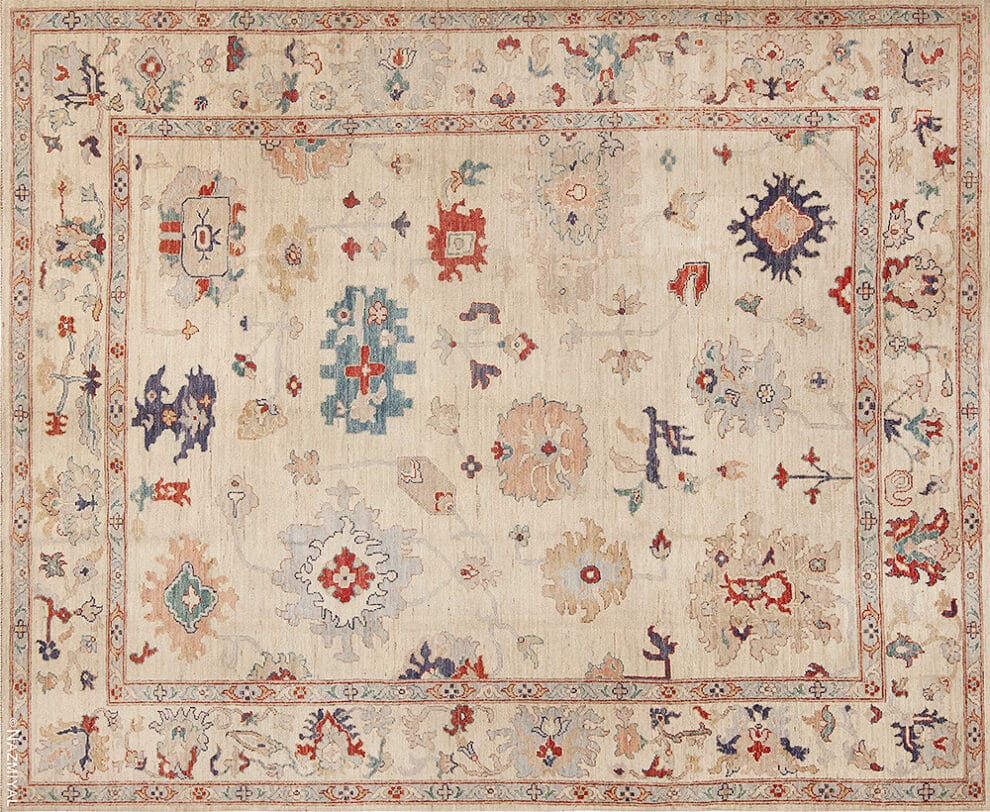 Modern Oushak Rugs | Modern Turkish Oushak Design Area Rugs