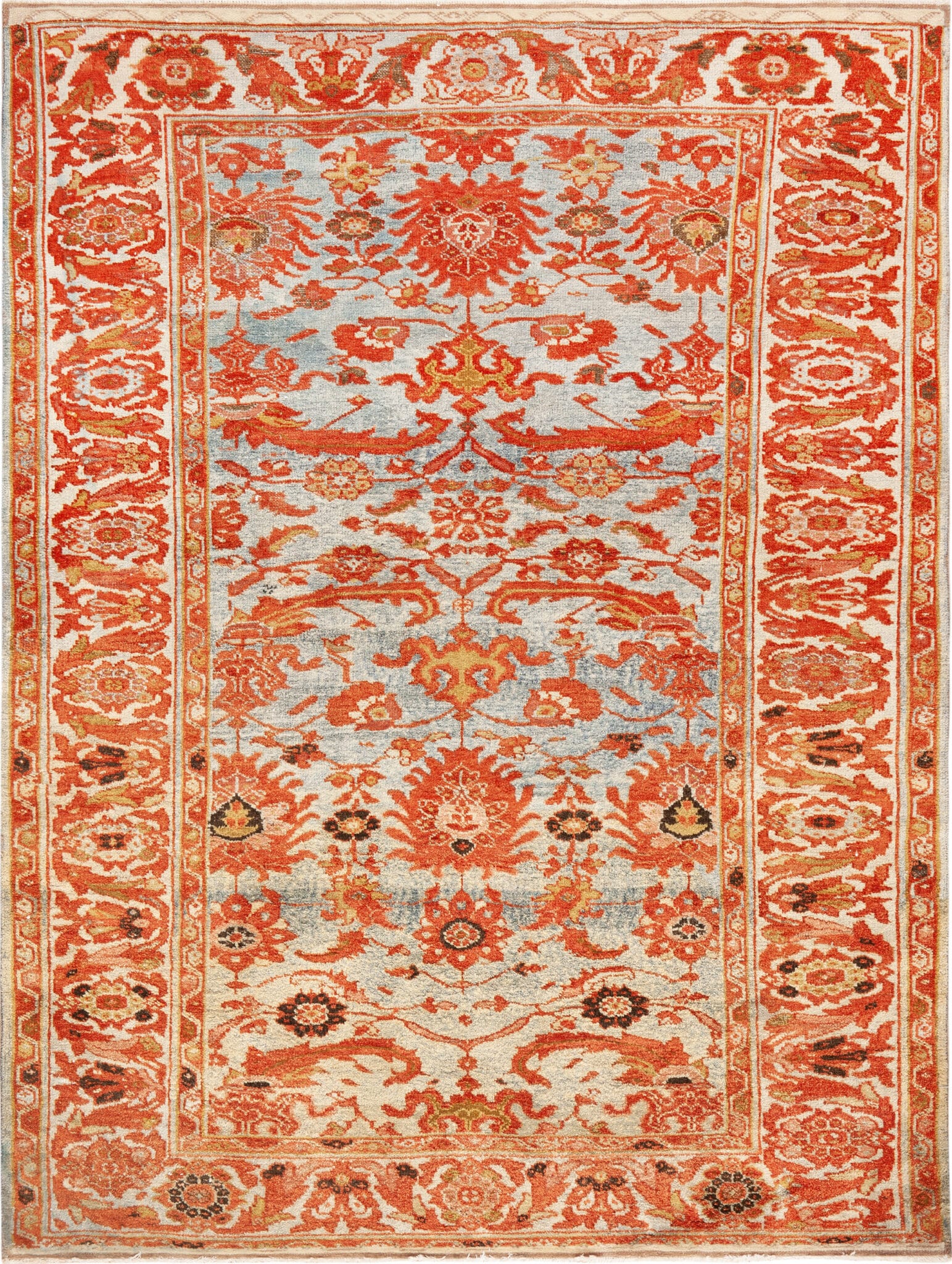 Charming Antique Persian Malayer Rug 73111 Nazmiyal Rugs