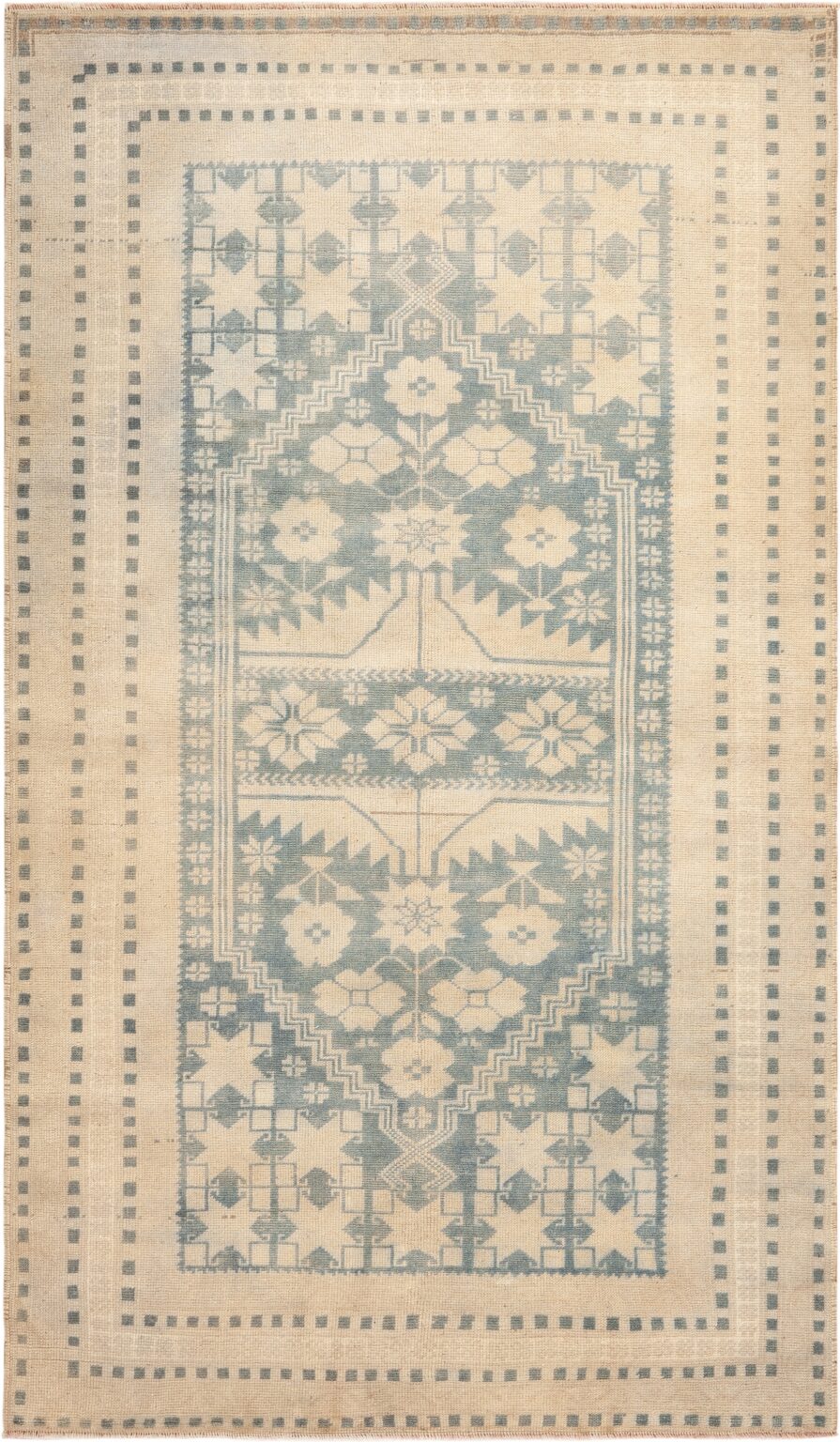 Vintage Turkish Tulu Geometric Tribal Rug 73264 Nazmiyal Rugs