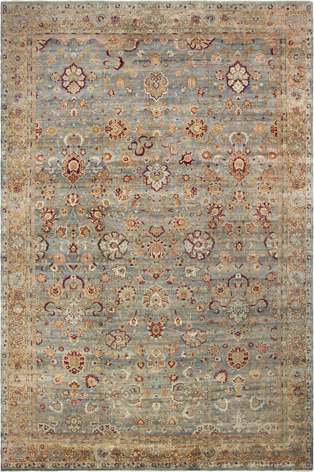 Amazing Large Antique Persian Kerman Rug 73200 Nazmiyal Rugs