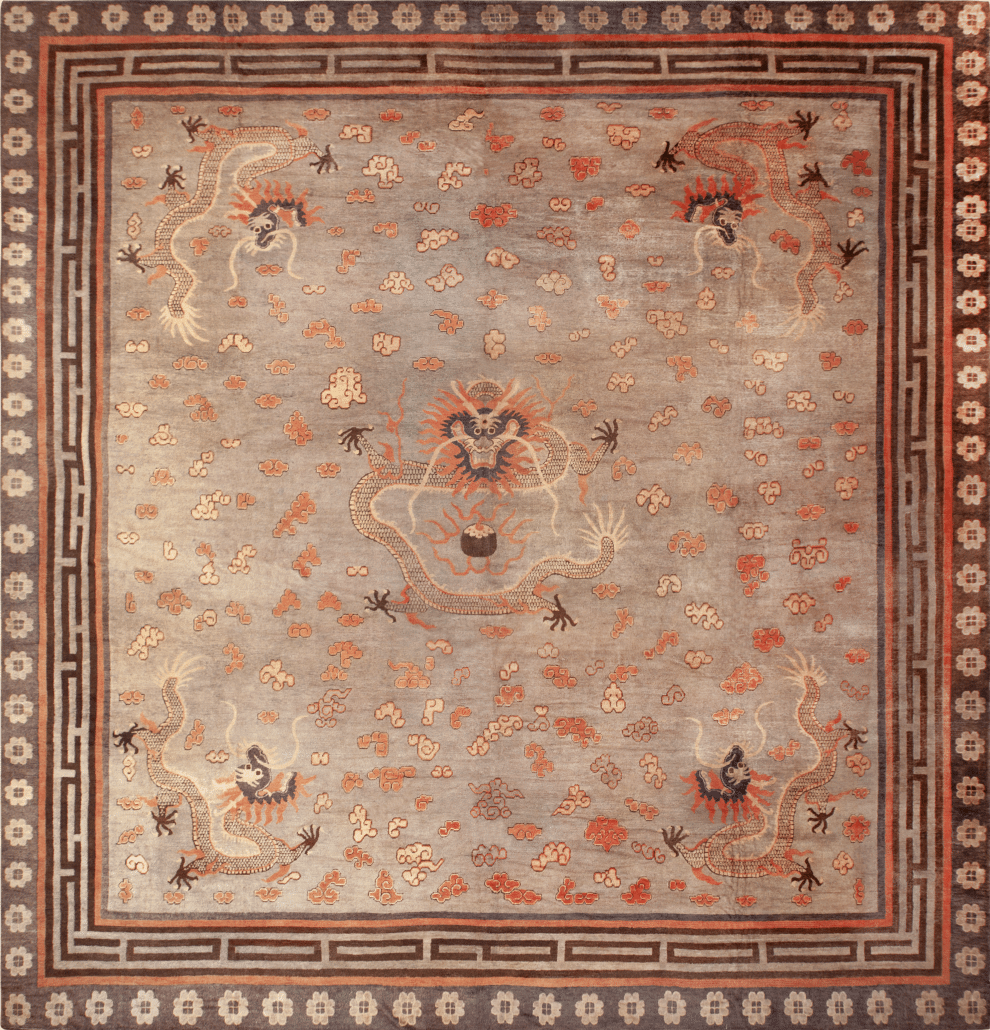 Chinese Rugs | Antique Chinese Carpet by Nazmiyal Collection