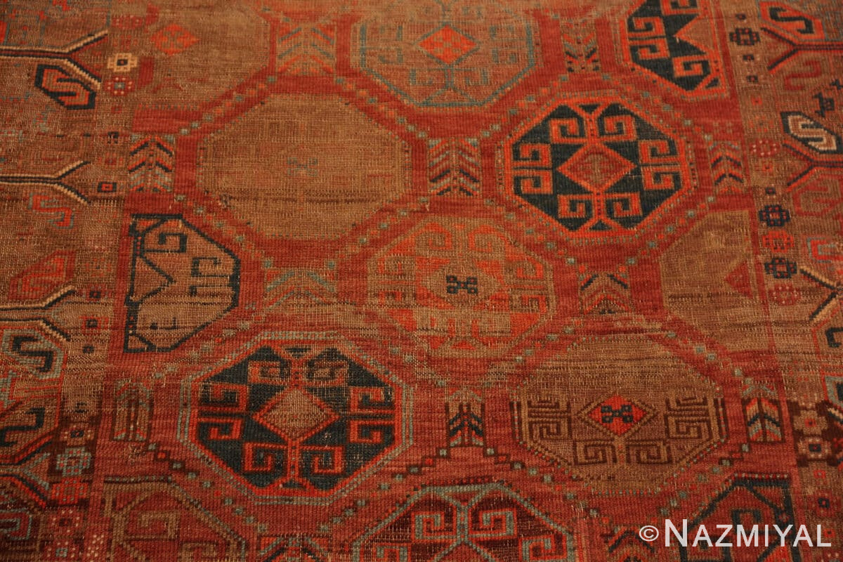 Small Antique Tribal Design Persian Baluch Rug 73287 Nazmiyal