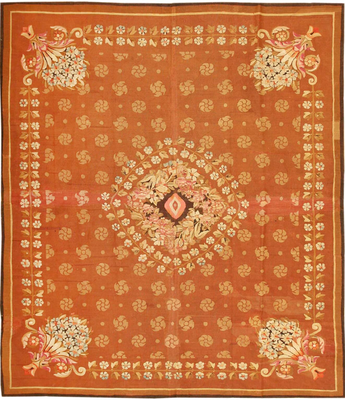 Aubusson Rugs | Antique French Aubusson Carpets by Nazmiyal