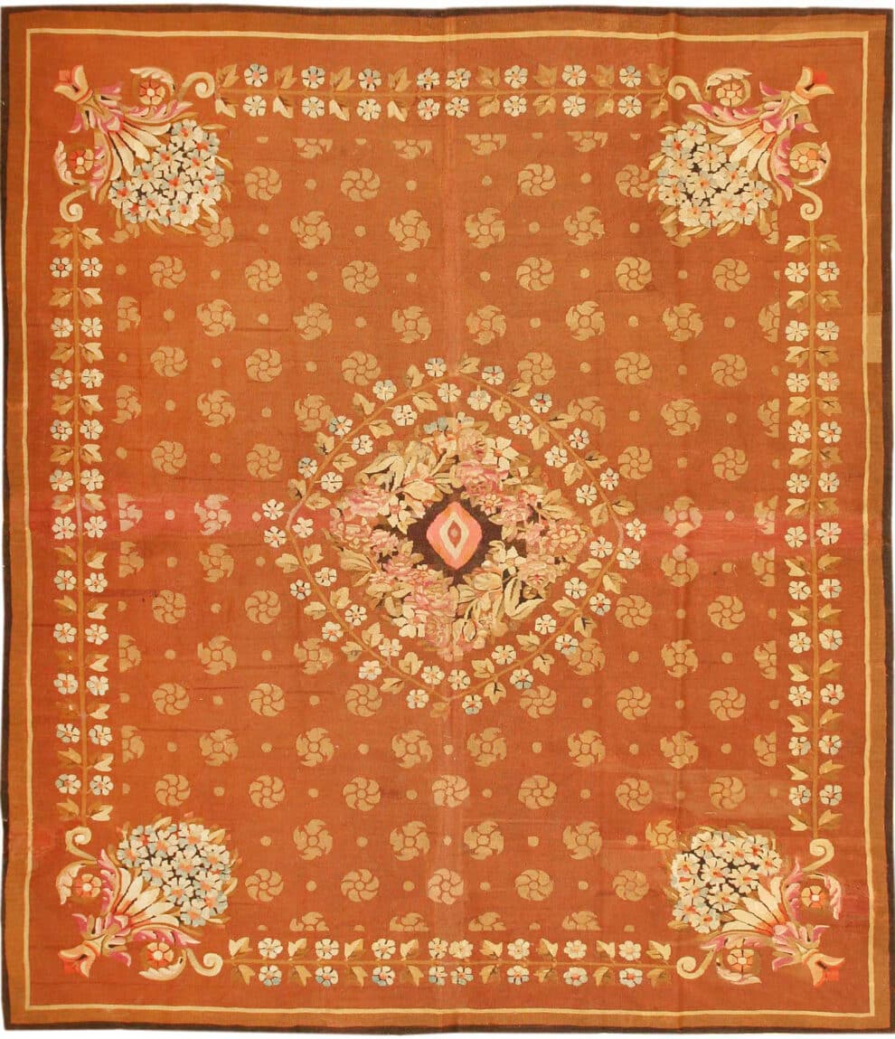 Aubusson Rugs | Antique French Aubusson Carpets by Nazmiyal