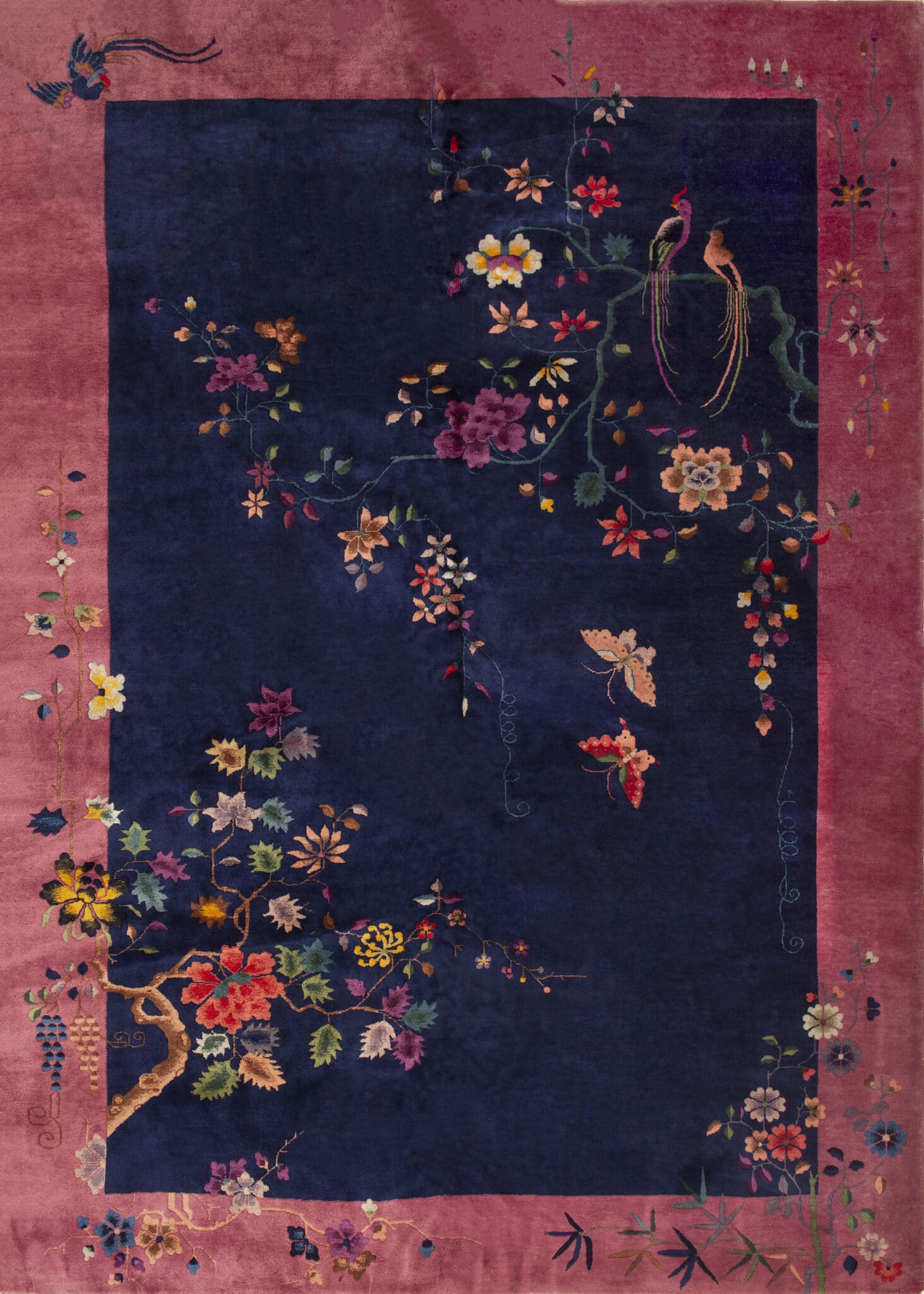 Antique Art Deco Scenic Chinese Rug Nazmiyal Rugs