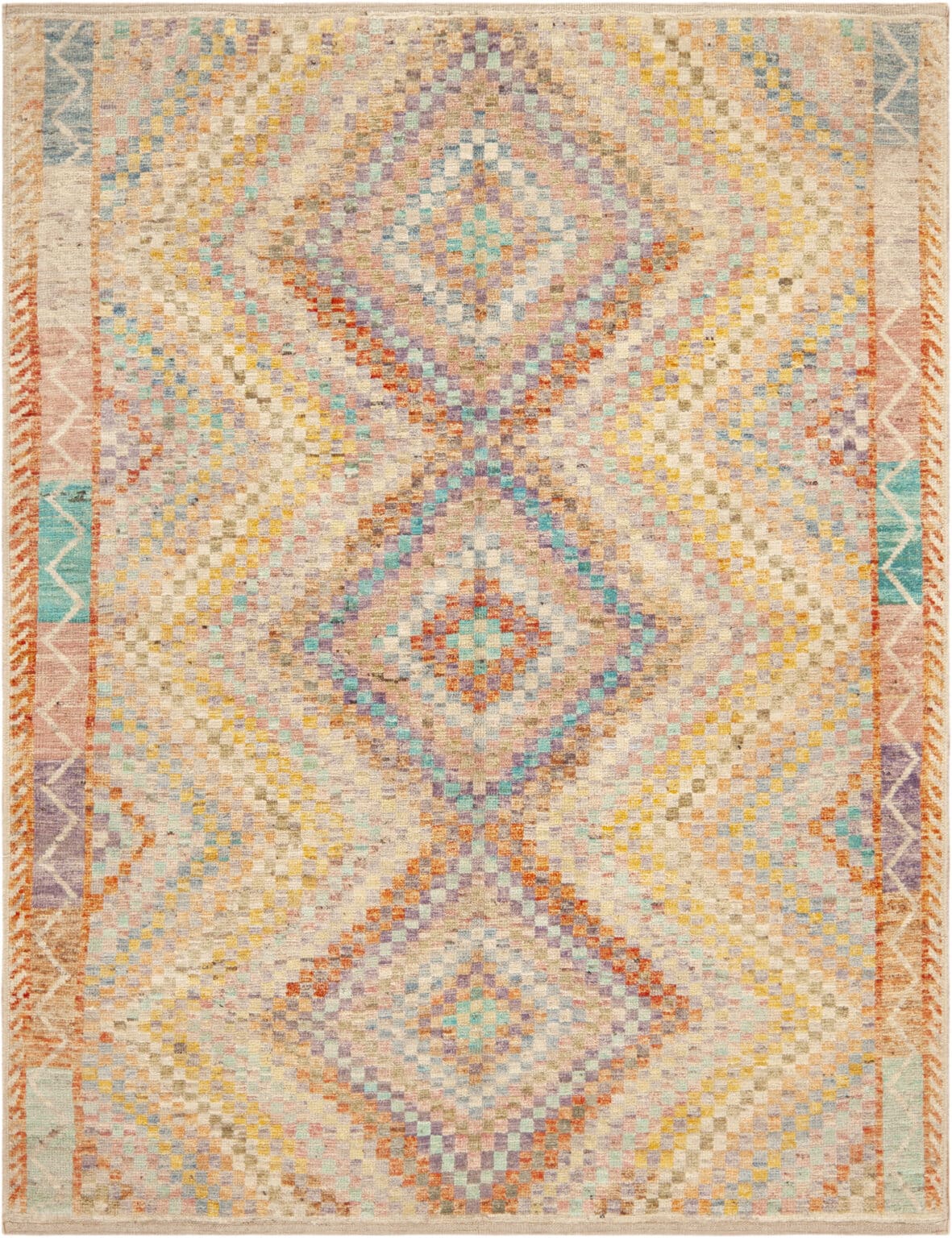 Artful Modern Contemporary Geometric Rug 12148 Nazmiyal Rugs