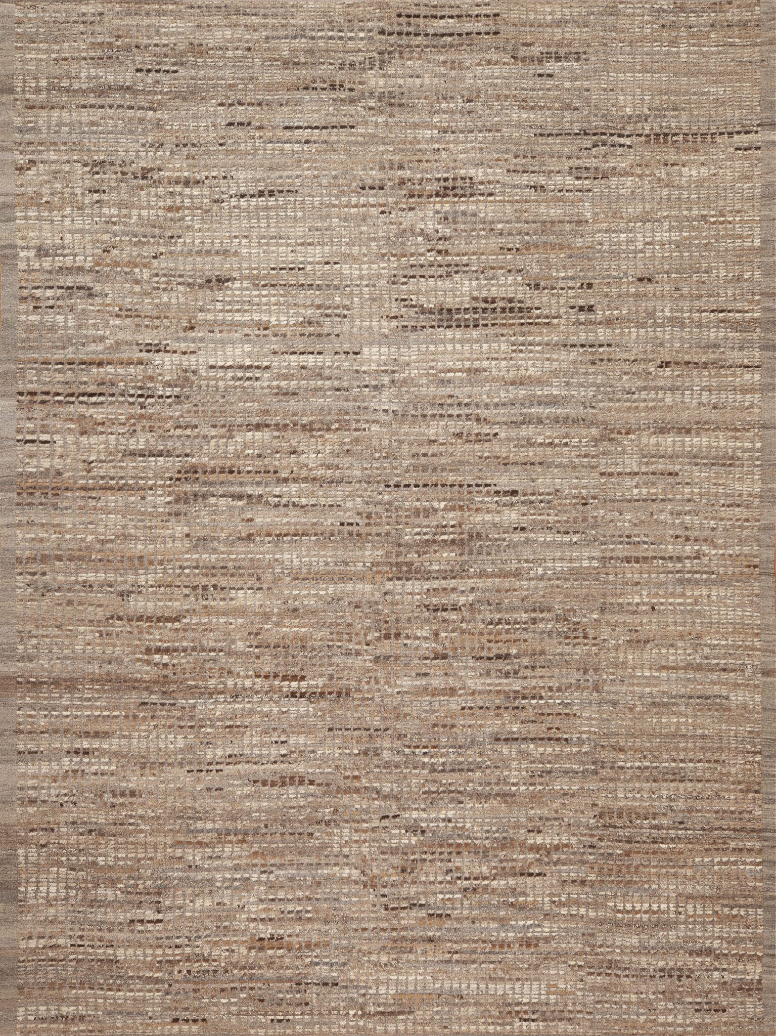 Stylish Modern Contemporary Beige Mocha Mousse Tones Rug 12267 Nazmiyal ...
