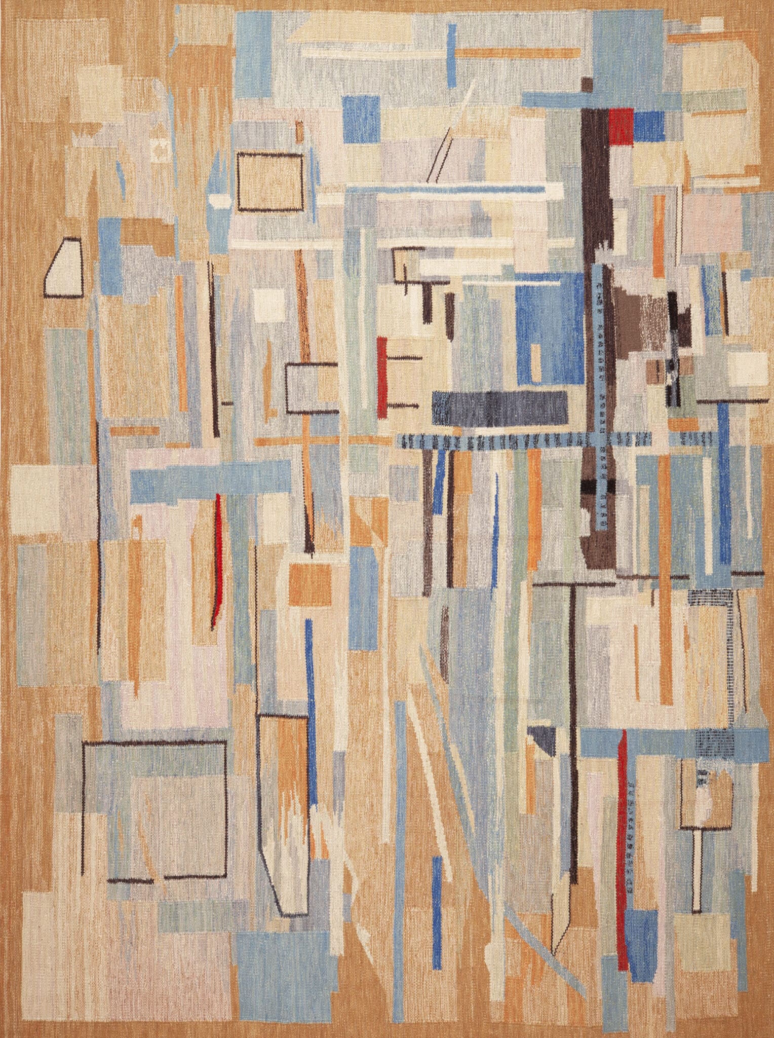 Modern Contemporary Swedish Kilim Rug Nazmiyal Rugs